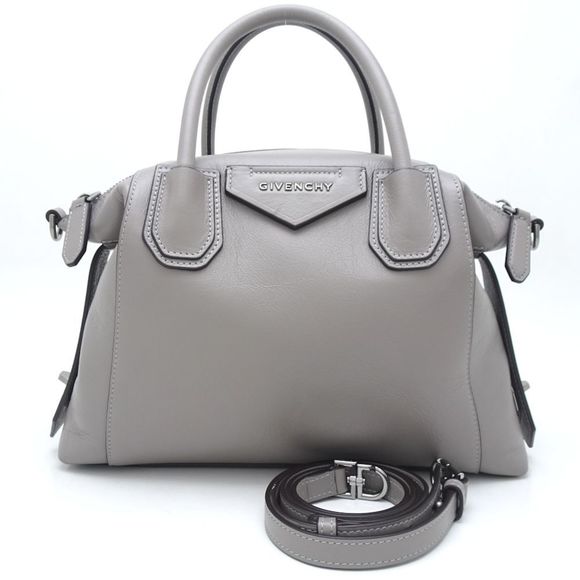 OTHERS | Bags | Givenchy Antigona Soft Small 2way Bag Tote Leather Grey 3526 | Poshmark